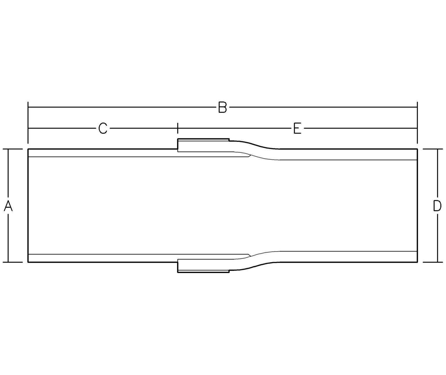 Series 737 ID Controlled PVC/HDPE Transition Fitting - Poly-Cam, Inc.®