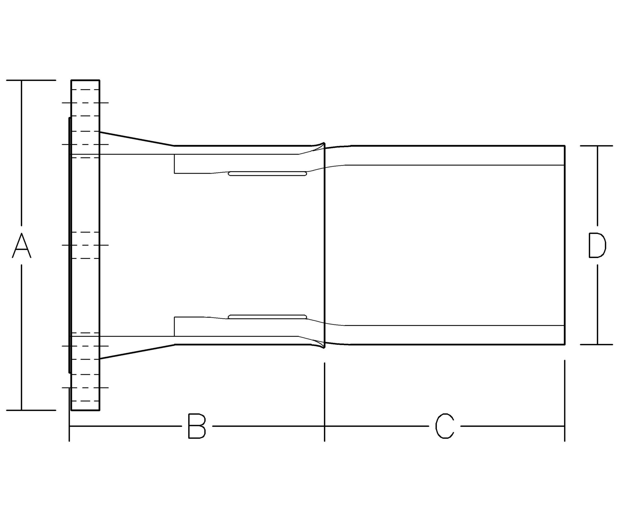 Series 817 Flanged Transition for Gas - Poly-Cam, Inc.®